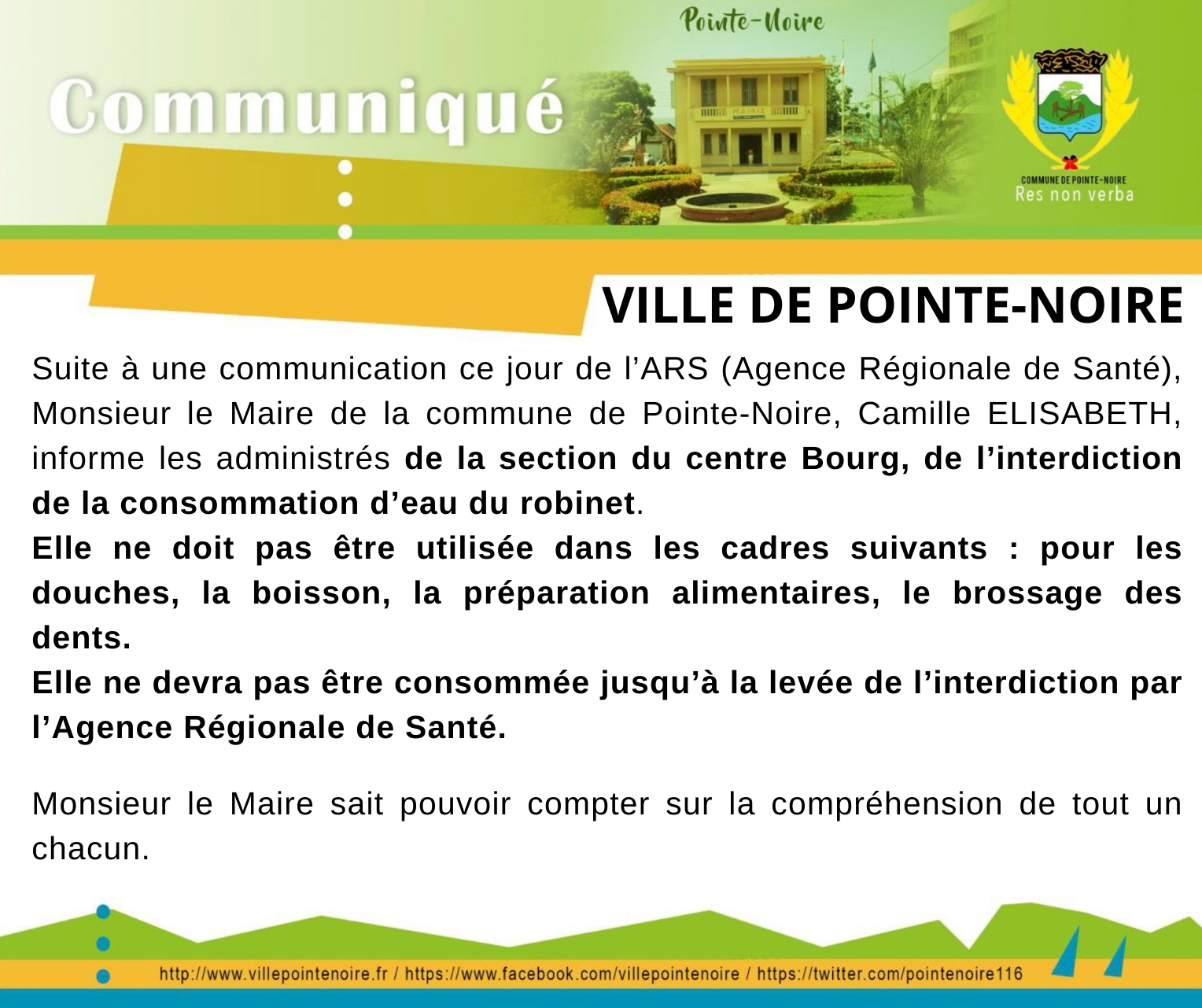 Alerte 12 04 2023 | Pointe-Noire